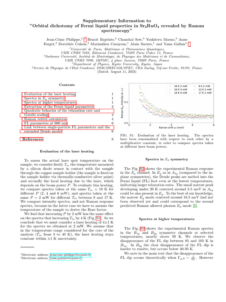Orbital Dichotomy Of Fermi Liquid Properties In Sr2ruo4 Revealed By Raman Spectroscopy Sm 1