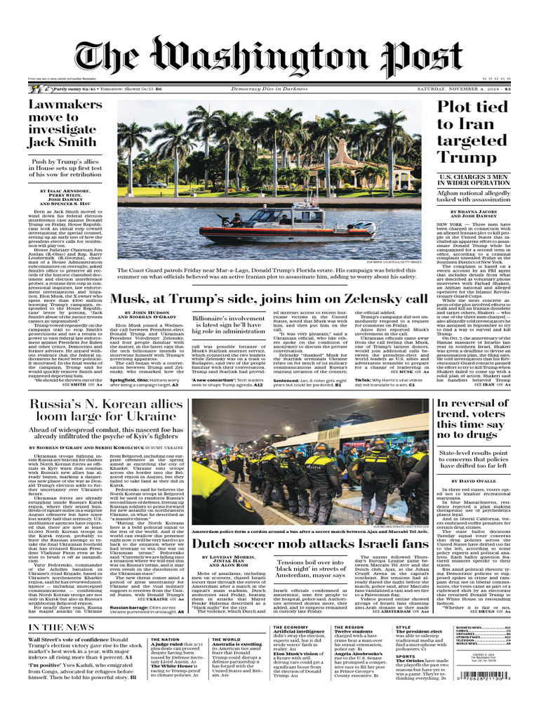 The Washington Post - November 9, 2024 | PDF | Donald Trump | American ...