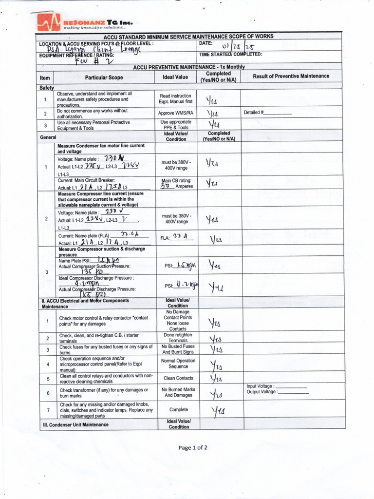 PSA FCU 2 PAGE 1 | PDF