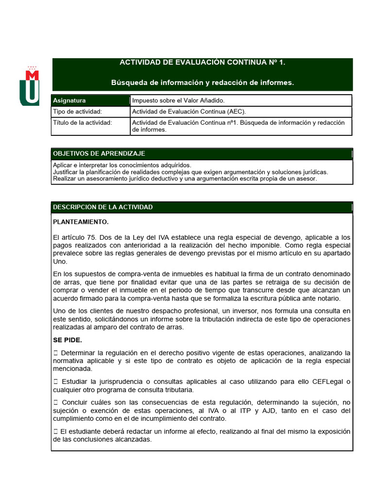 Aec 1 2024-2025 Iva | PDF