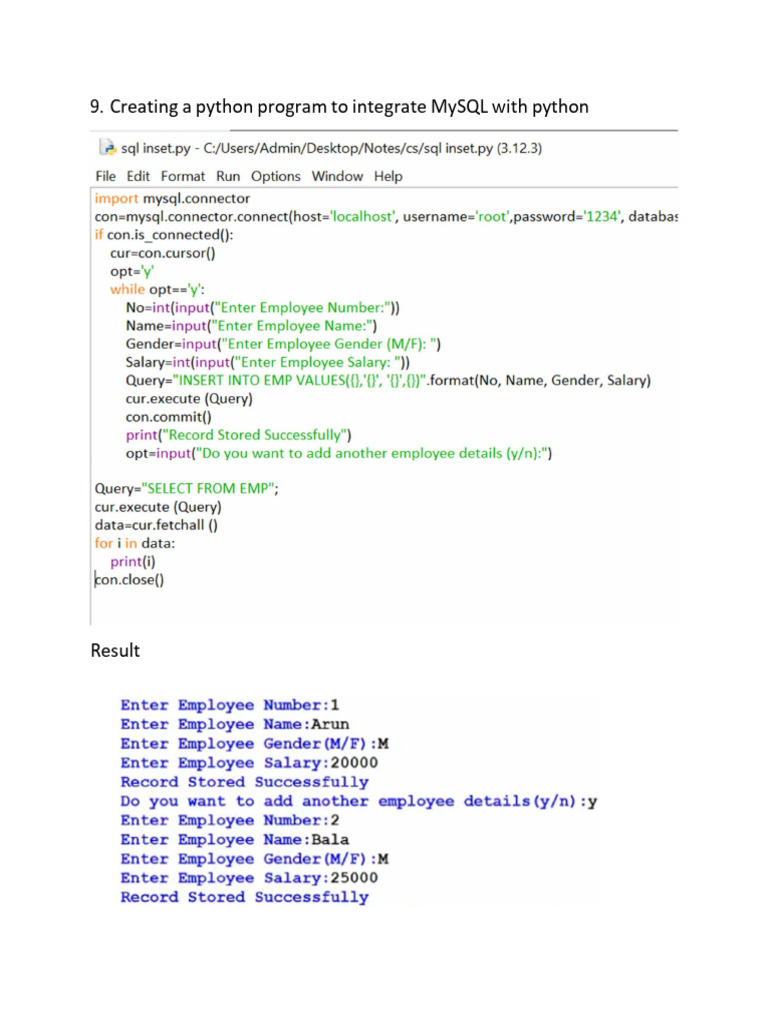 Continue of The Practical Programs | PDF