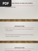 Drug Presentation On Methergine | PDF | Childbirth | Clinical Medicine