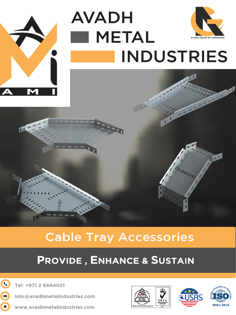 Cable Trays and Accessories | PDF | Electrical Wiring | Wire