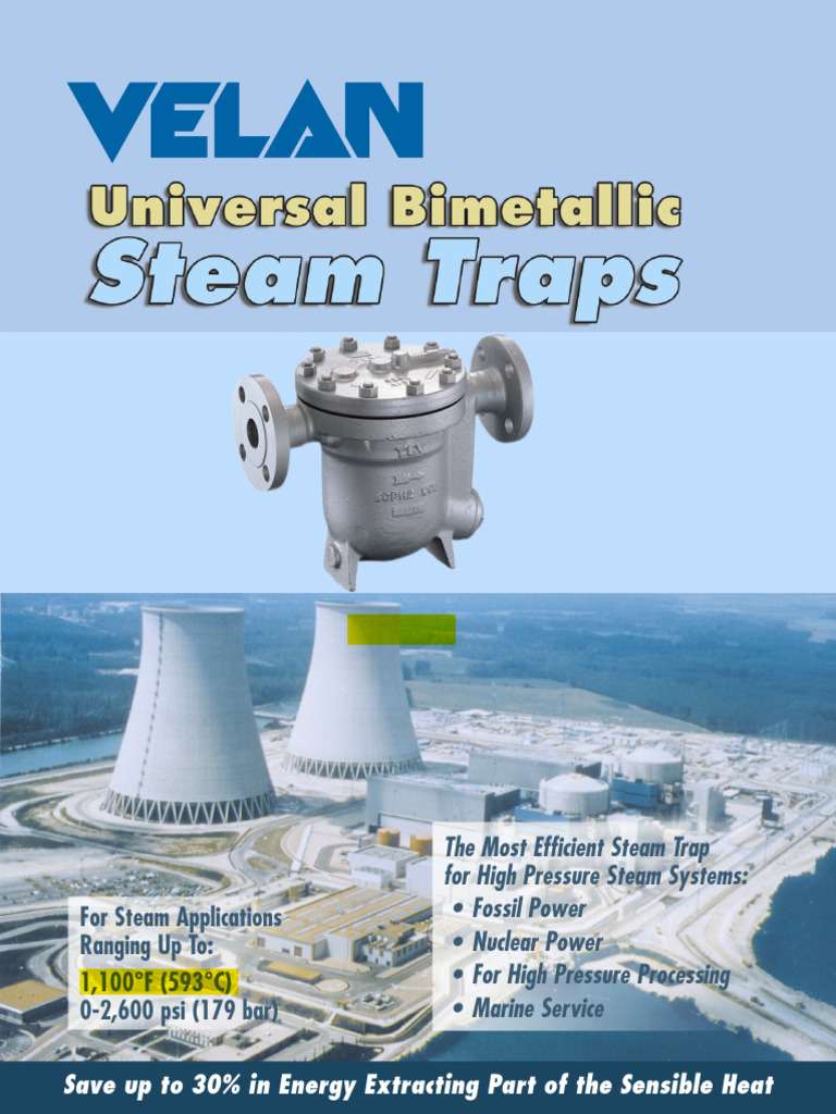 Velan Plenty Steam Trap-Output | PDF | Steam | Valve