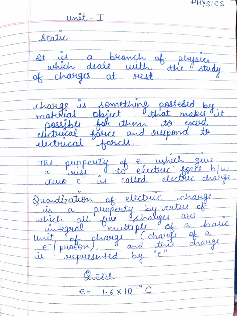 Unit _1 Physics | PDF