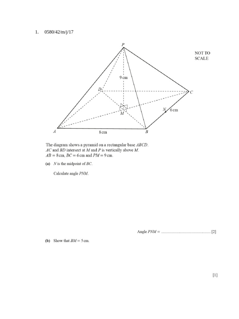 3D Trigonometry Extra Questions | PDF