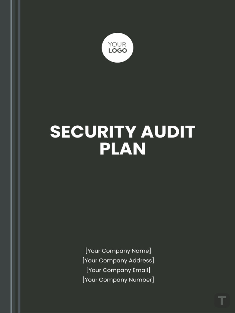 Security Audit Plan Template | PDF