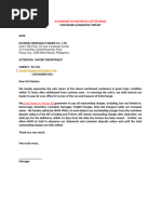 Container Guarantee & E-DO Proposal | PDF | Supply Chain Management ...