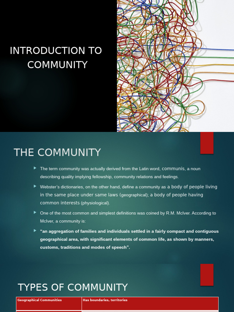 Introduction To Community | PDF | Language Mechanics | Linguistics