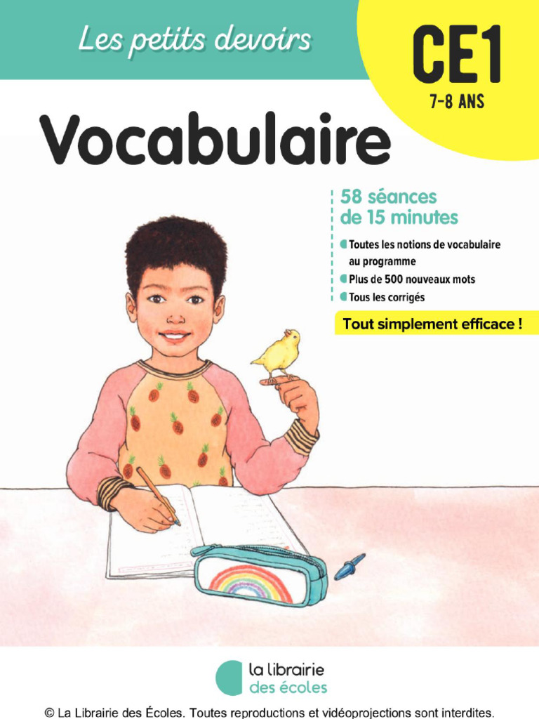 Les Petits Devoirs - Vocabulaire CE1 (French Edition) | PDF