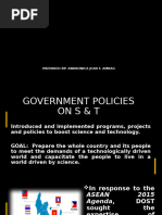 (STS) Government Policies On Science and Technology | PDF | Science ...