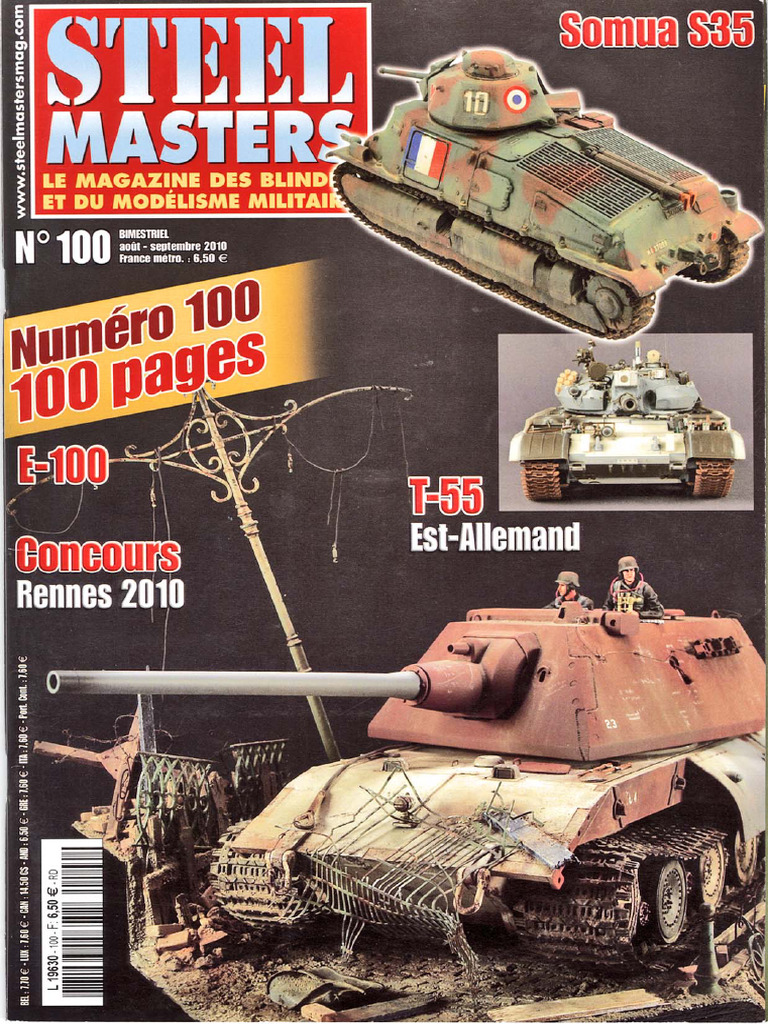 Histoire & Collections - Steel Masters 100 - Fsea A Tunisie, Somua s35 ...