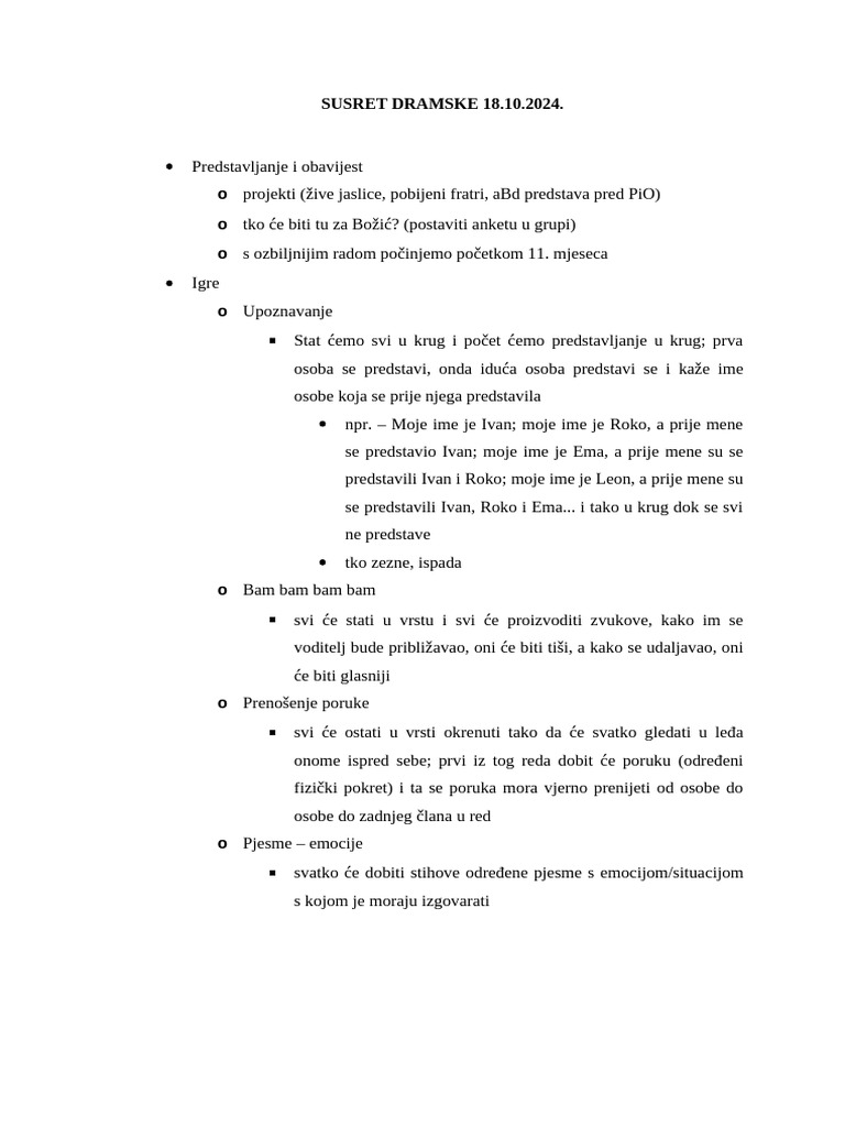 Susret Dramske 18.10. | PDF