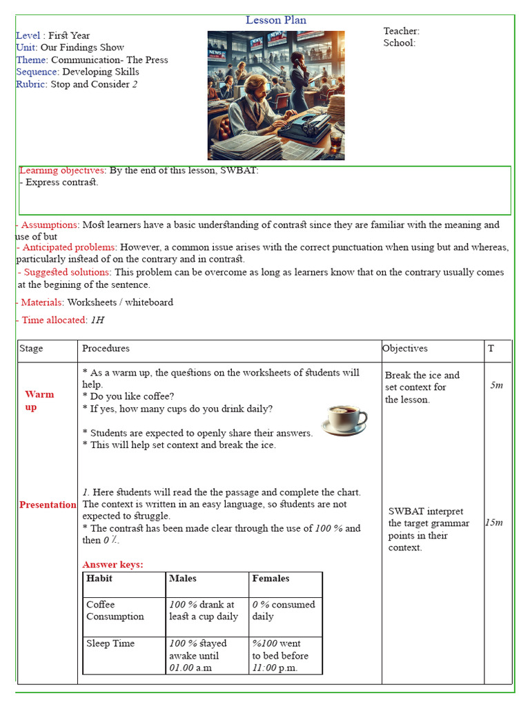 Expressing Lesson Plan PDF | PDF | Sentence (Linguistics) | Lesson Plan