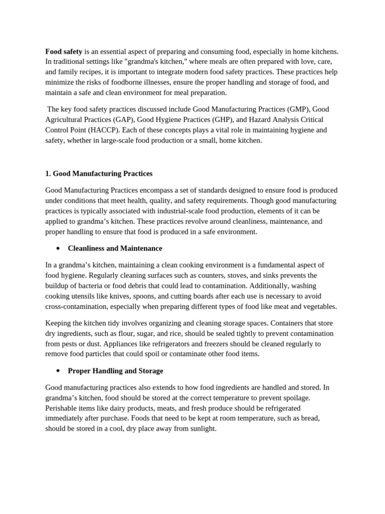 Hygiene assignment | PDF | Food Safety | Hygiene