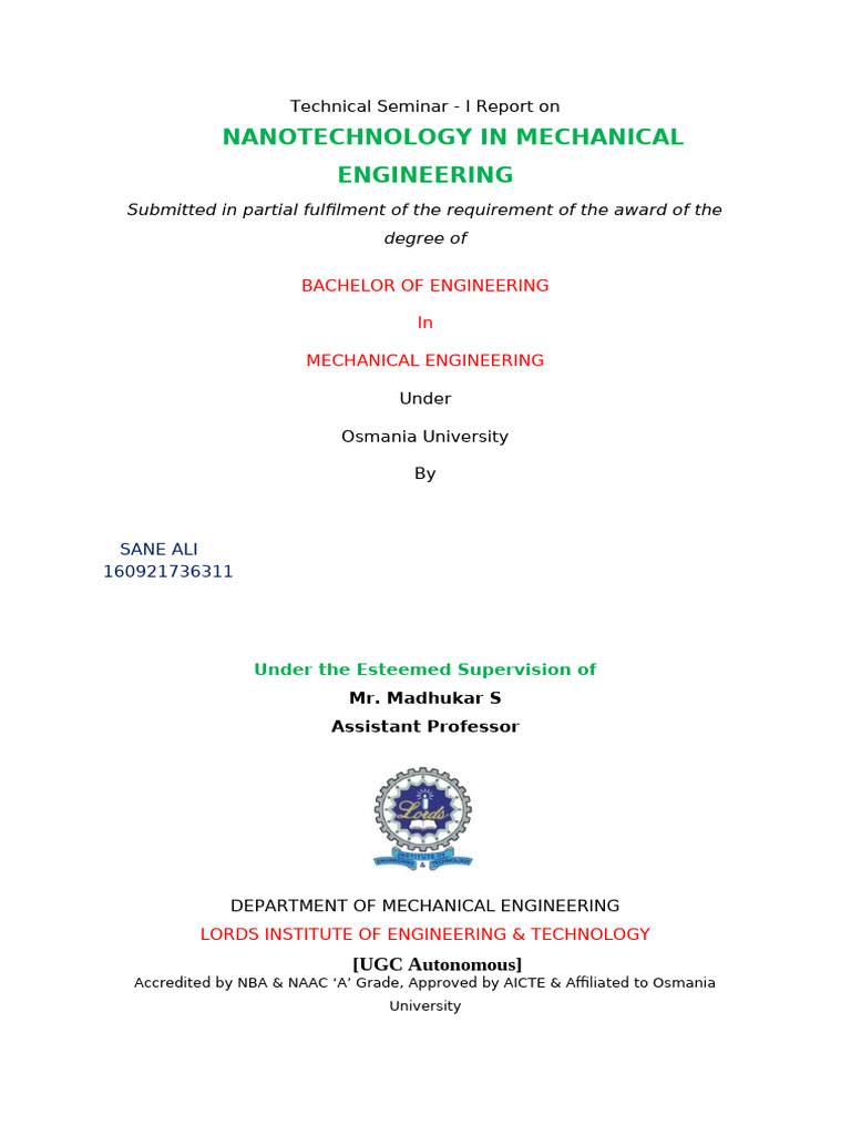 Nantechnolohy Front Pages_102639 | PDF | Engineering | Knowledge