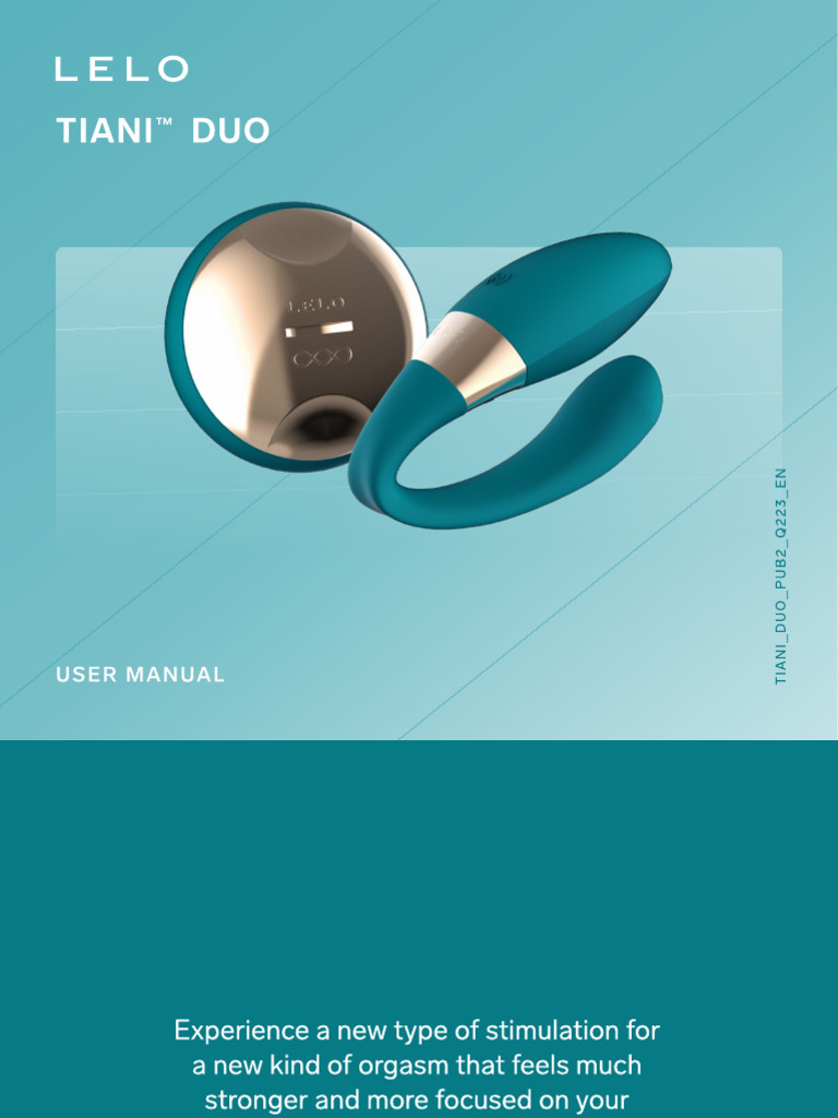 Lelo Tiani Duo Online Manual en | PDF | Electromagnetic Interference | Battery Charger