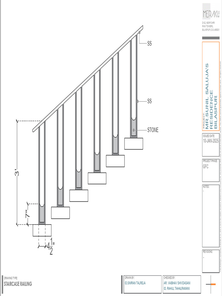 Ss Ar 087 Staircase Railing | PDF