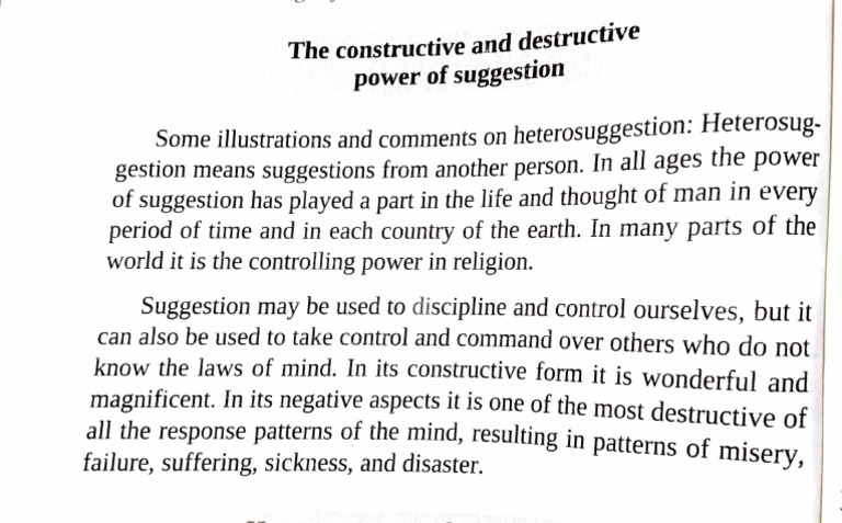 Power of Heterosuggestion | PDF