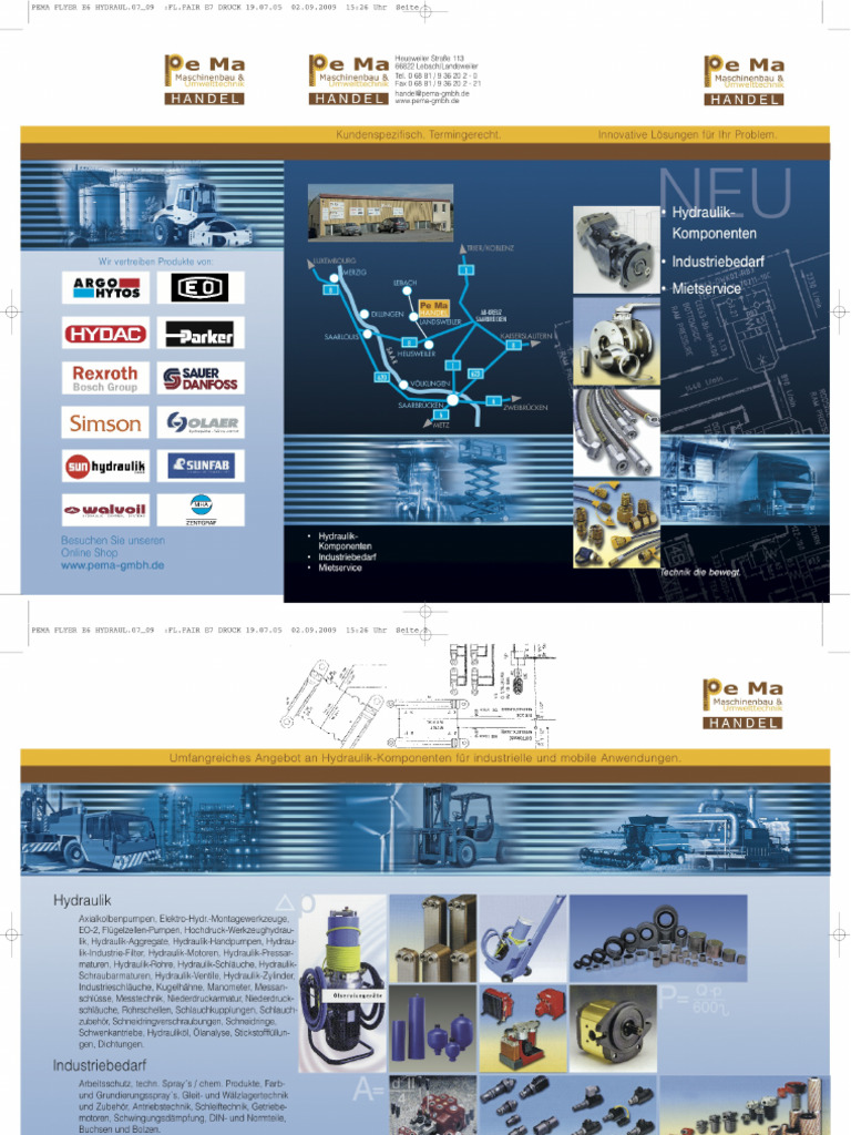 PEMA Flyer Hydraulik | PDF
