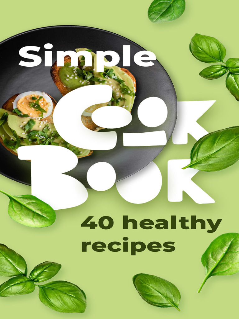 Simple Cookbook 40 Healthy Recipes | PDF | Cereals | Whole Grain