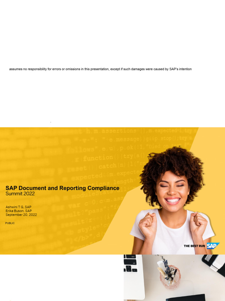Sap Document and Reporting Compliance Summit 2022 Latest Innovations in ...