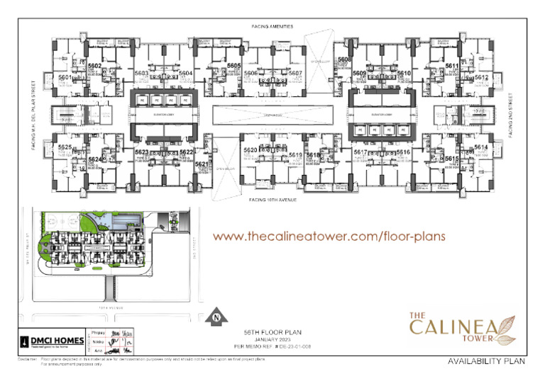 The Calinea Tower 56th Floor Plan | PDF