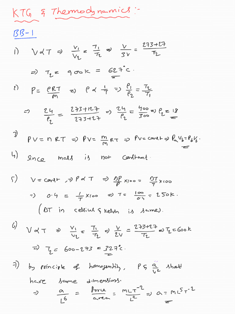 Ktg &Thermo Bb 1- 4 Sol | PDF