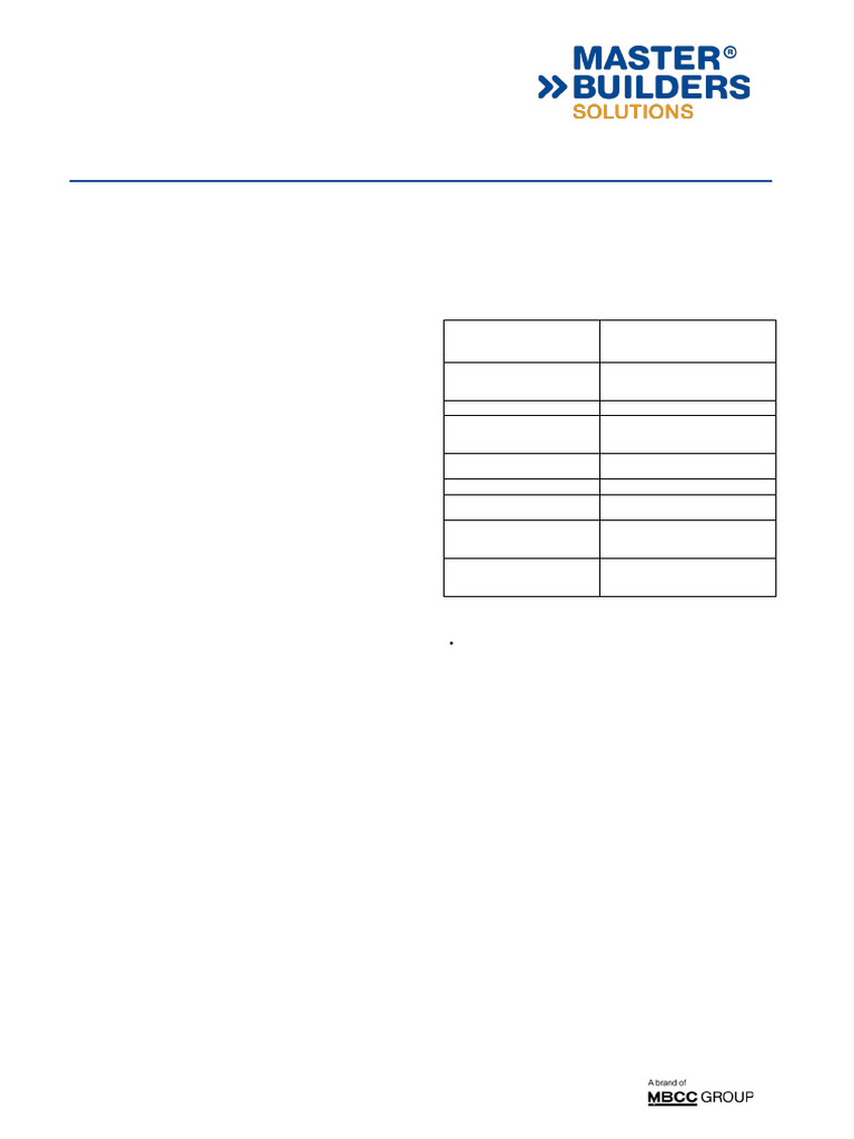 Mastercast 141 Tds 5.2.2024 | PDF | Concrete | Cement