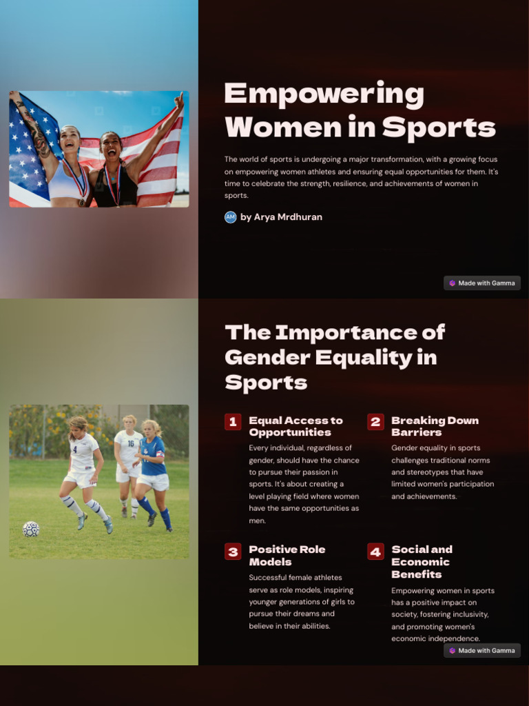 Empowering Women in Sports | PDF | Sports | Empowerment