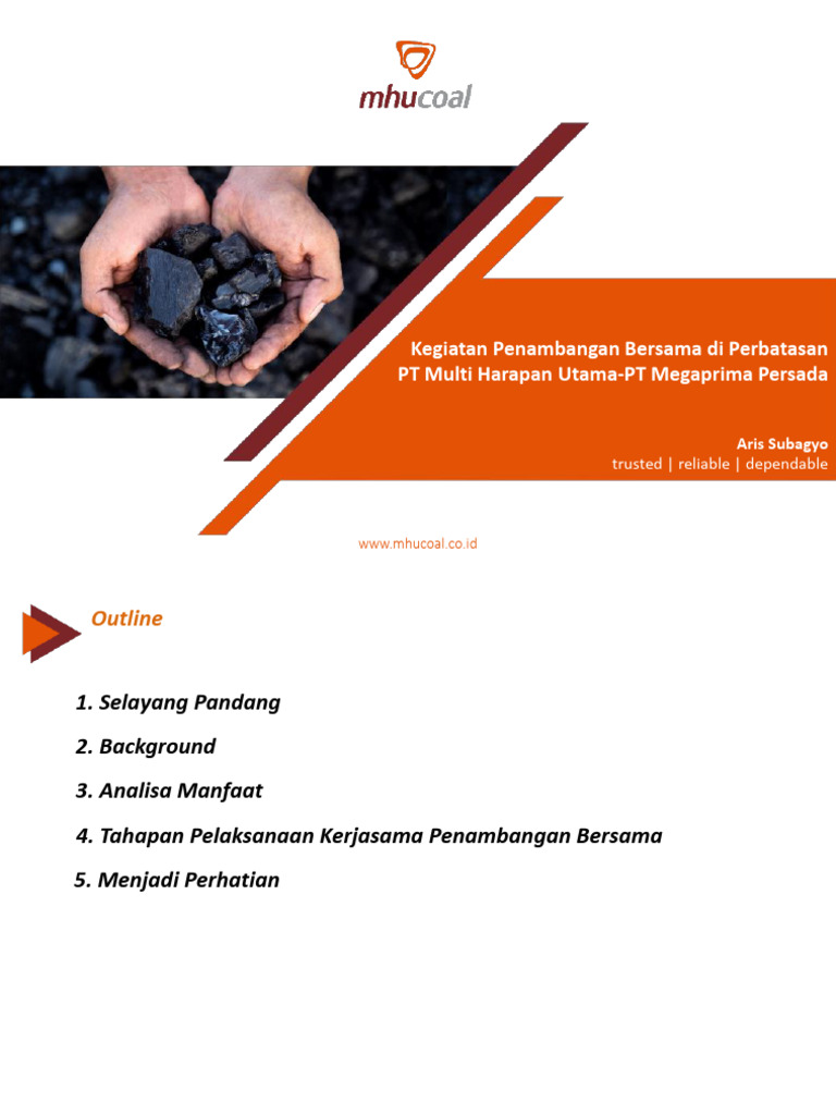 5 - Penambangan Bersama - 5. Kegiatan Penembangan Bersama PT MHU Dan PT MPP PDF | PDF