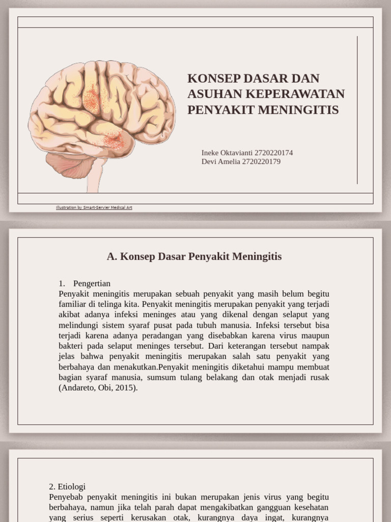 Asuhan Keperawatan Meningitis Anak | PDF