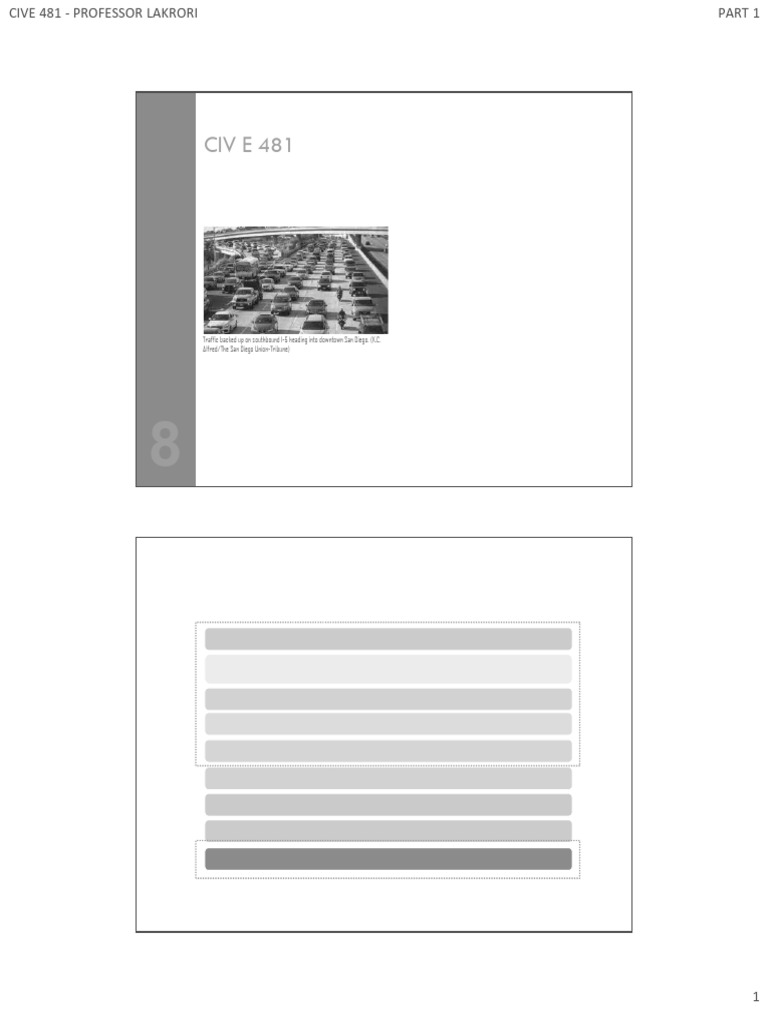 08 - Travel Demand & Traffic Forecasting - Part 1BB | PDF | Transport ...