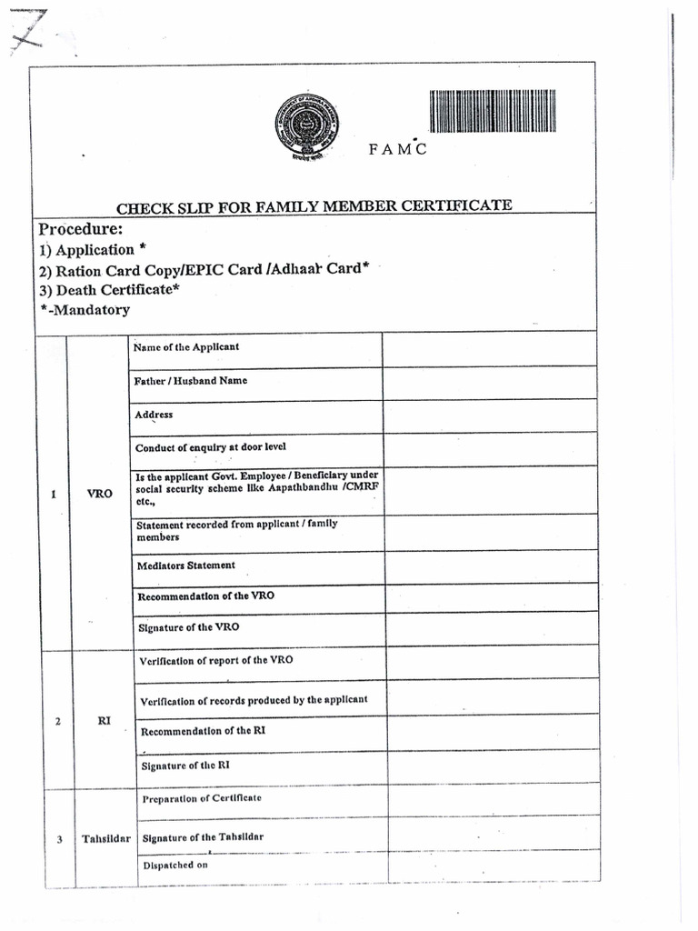 FMC Check List | PDF