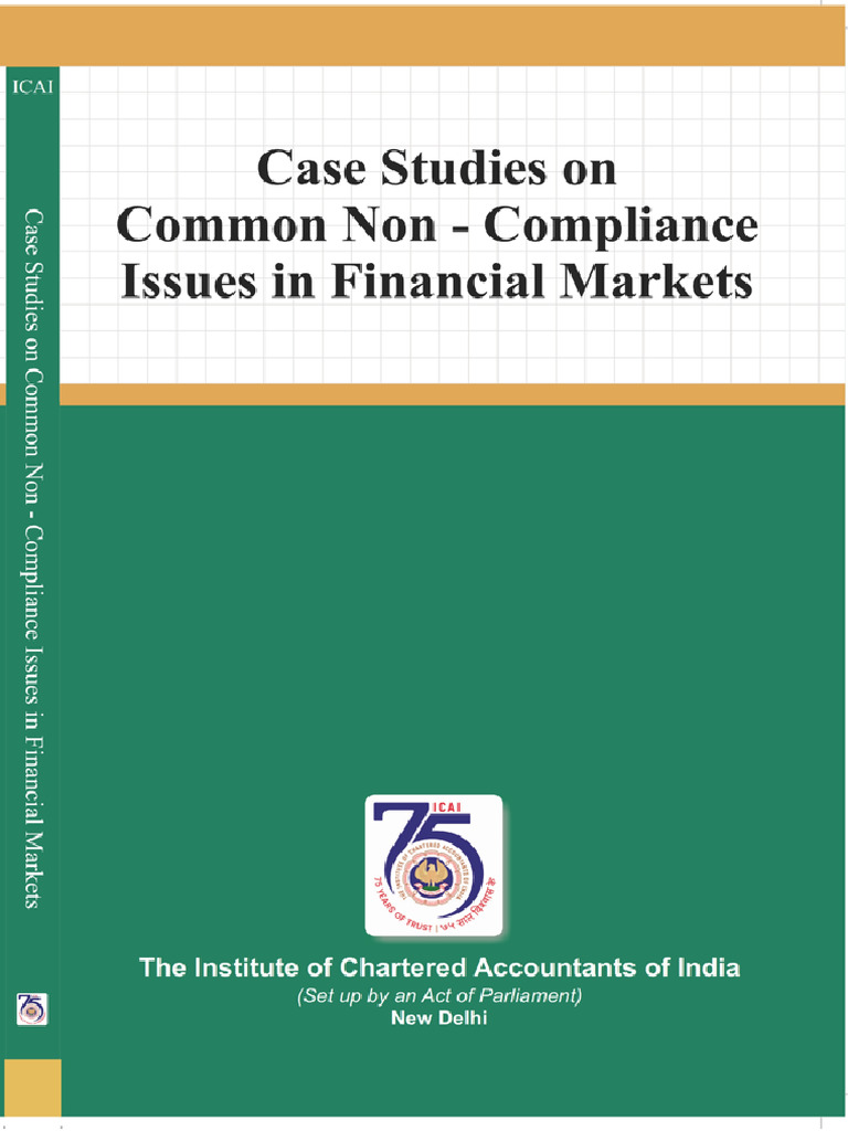 Non-Compliance Case Studies (ICAI) | PDF | Regulatory Compliance | Governance