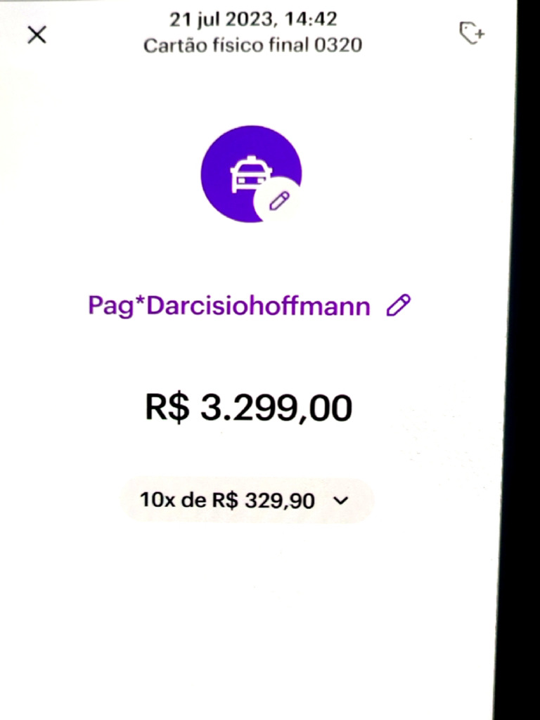 pagamento do conserto do onix | PDF