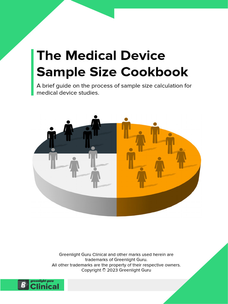 Sample Size CookBook | PDF | Type I And Type Ii Errors | Hypothesis