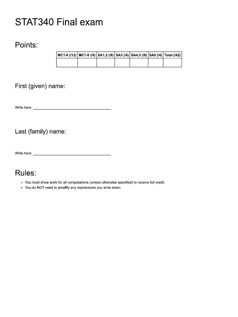 340 s23 Final | PDF