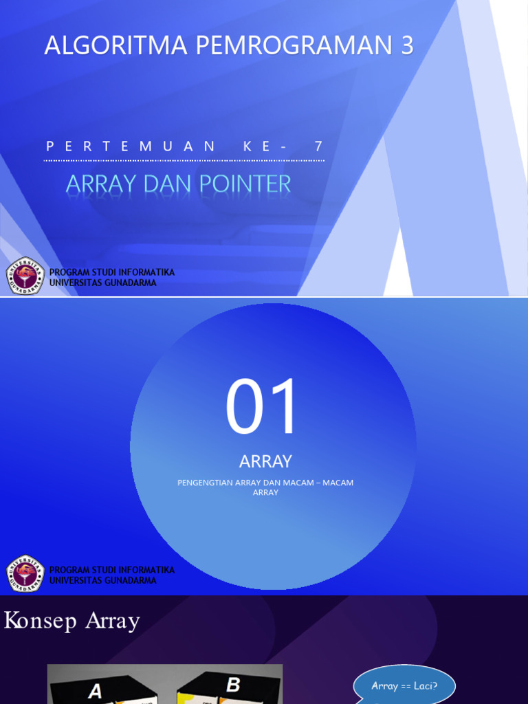 7 Array Dan Pointer Bahasa C | PDF