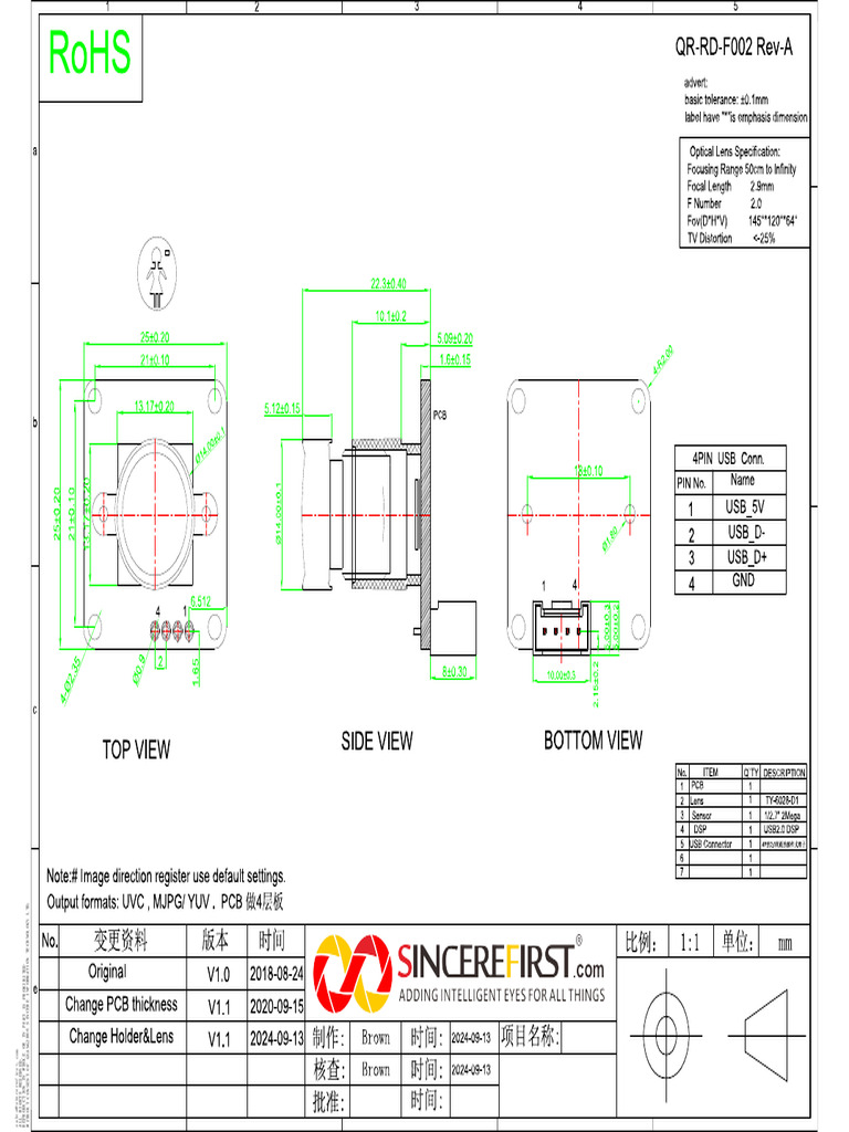 USB Device Technical Specs | PDF