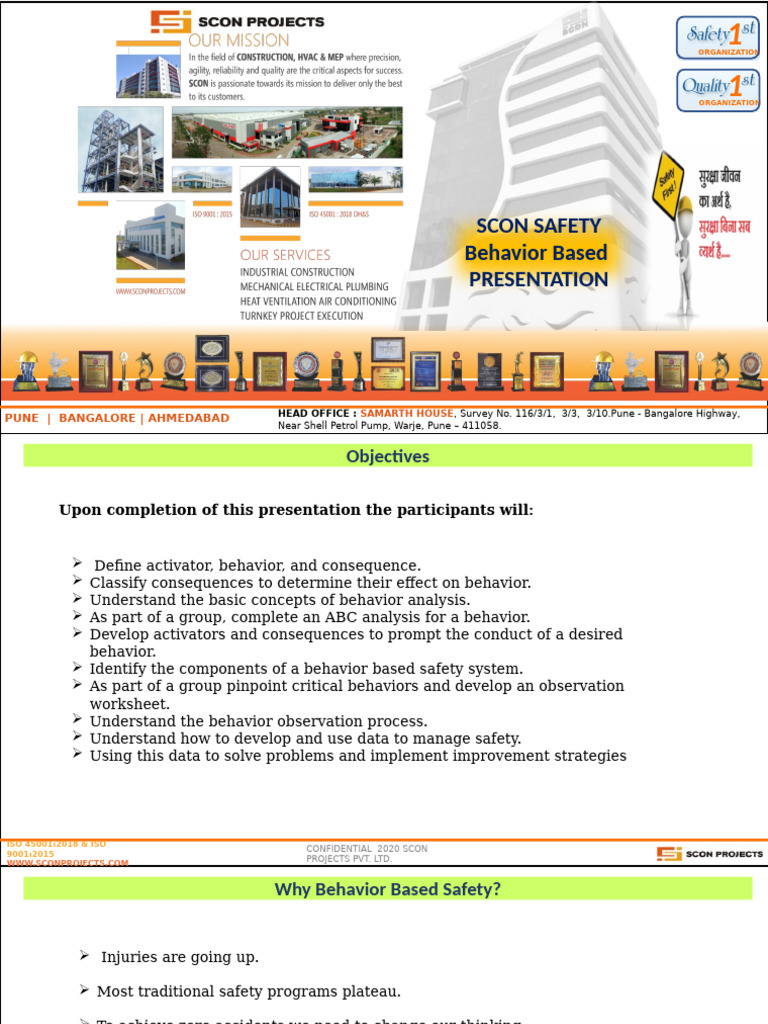 Behavior Based Safety | PDF | Reinforcement | Behavior