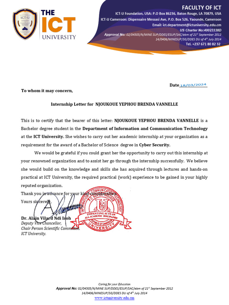 Lettre ICT | PDF