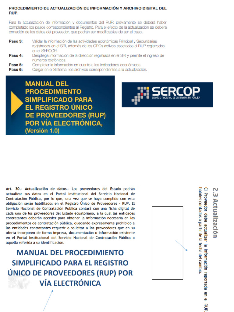 Sercop Instructivo | PDF