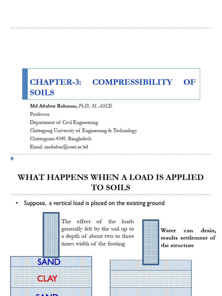 Soil Compressibility and Settlement Analysis | PDF | Soil Mechanics ...