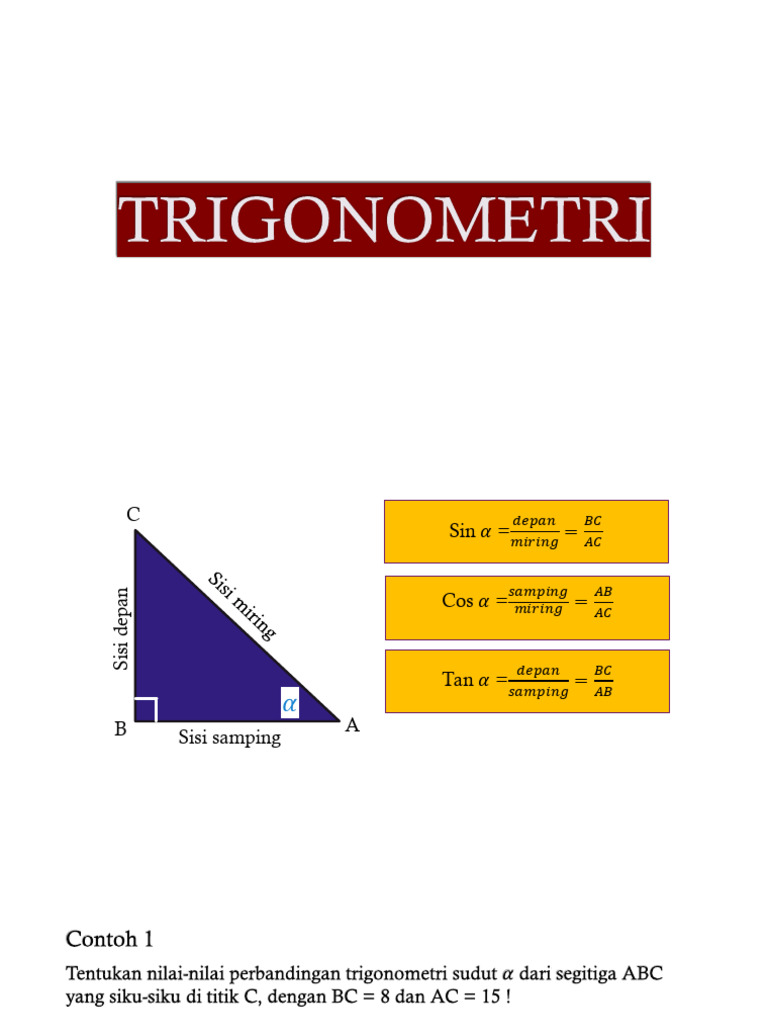 TRIGONOMETRI | PDF