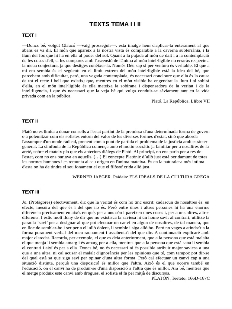 Mes Textos Tema I I Ii | PDF