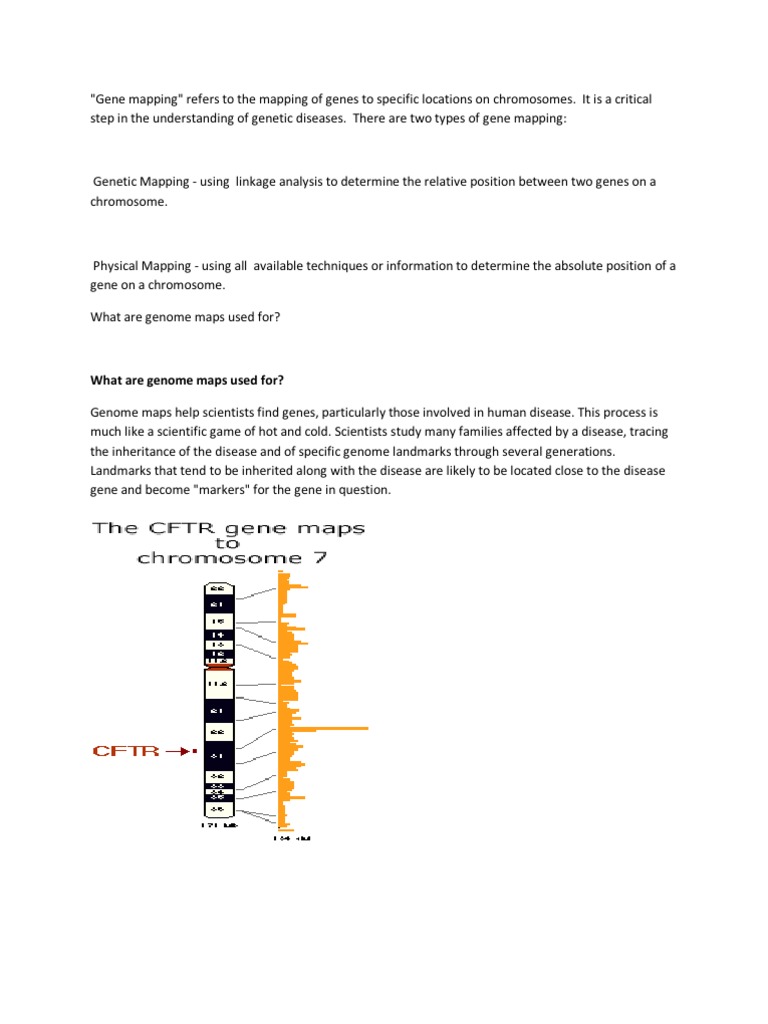 Gene Mapping | PDF