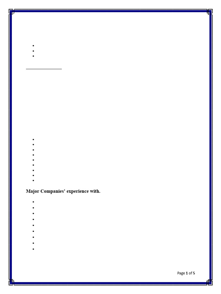 Umer Ashraf CV For Operations Manager | PDF | Audit | Nondestructive ...