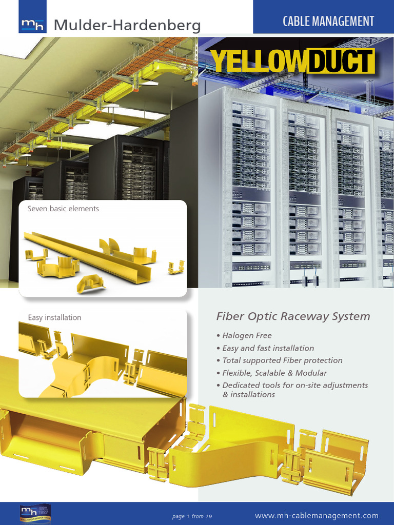 Fiber Optic Cable Management Solutions | PDF | Duct (Flow) | Optical Fiber