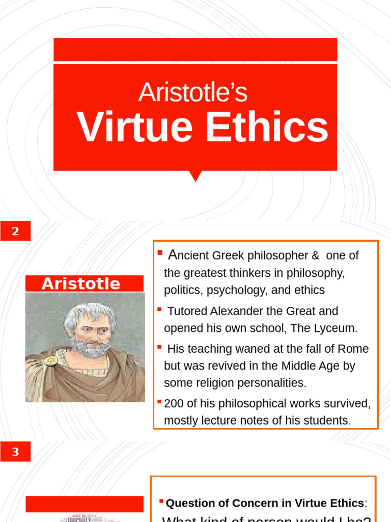 Virtue Ethics | PDF | Aristotle | Virtue